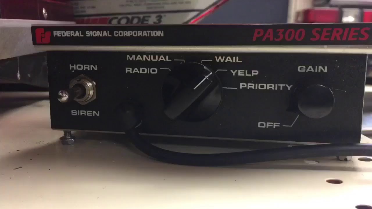 Pa300 series with priority tone - YouTube