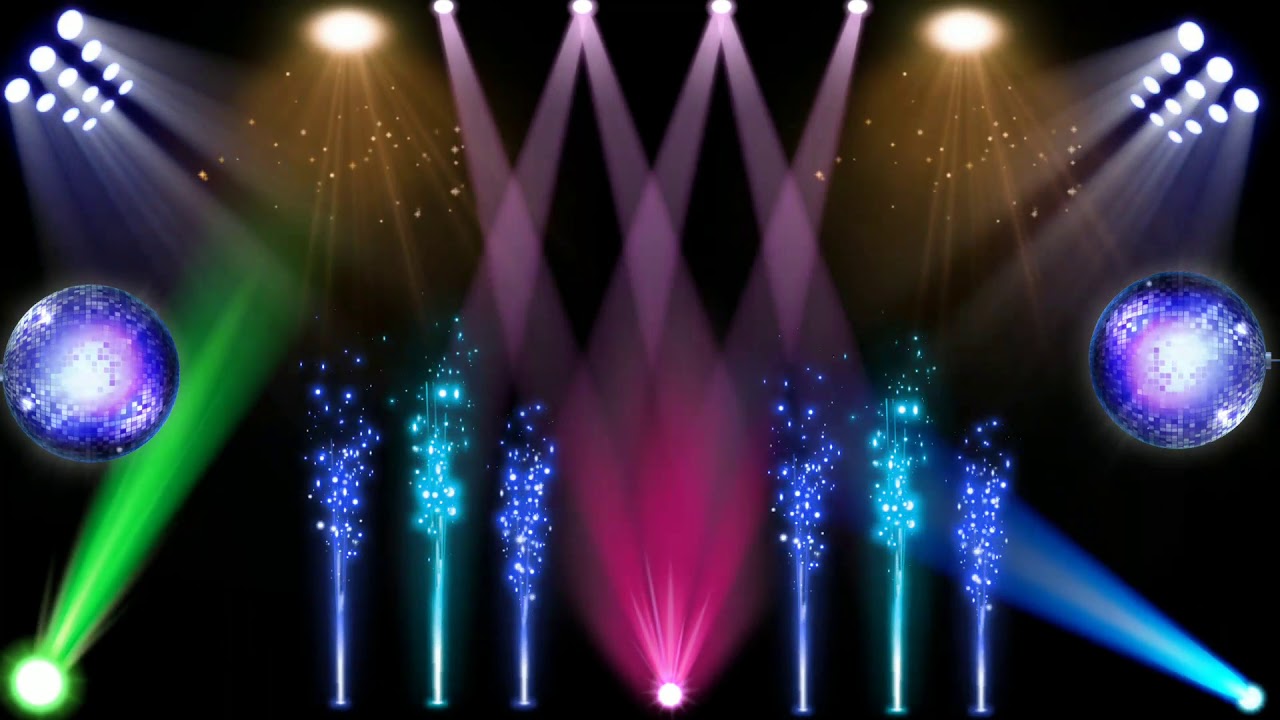 Dj Lights Green Screen Effects Animation Video - YouTube