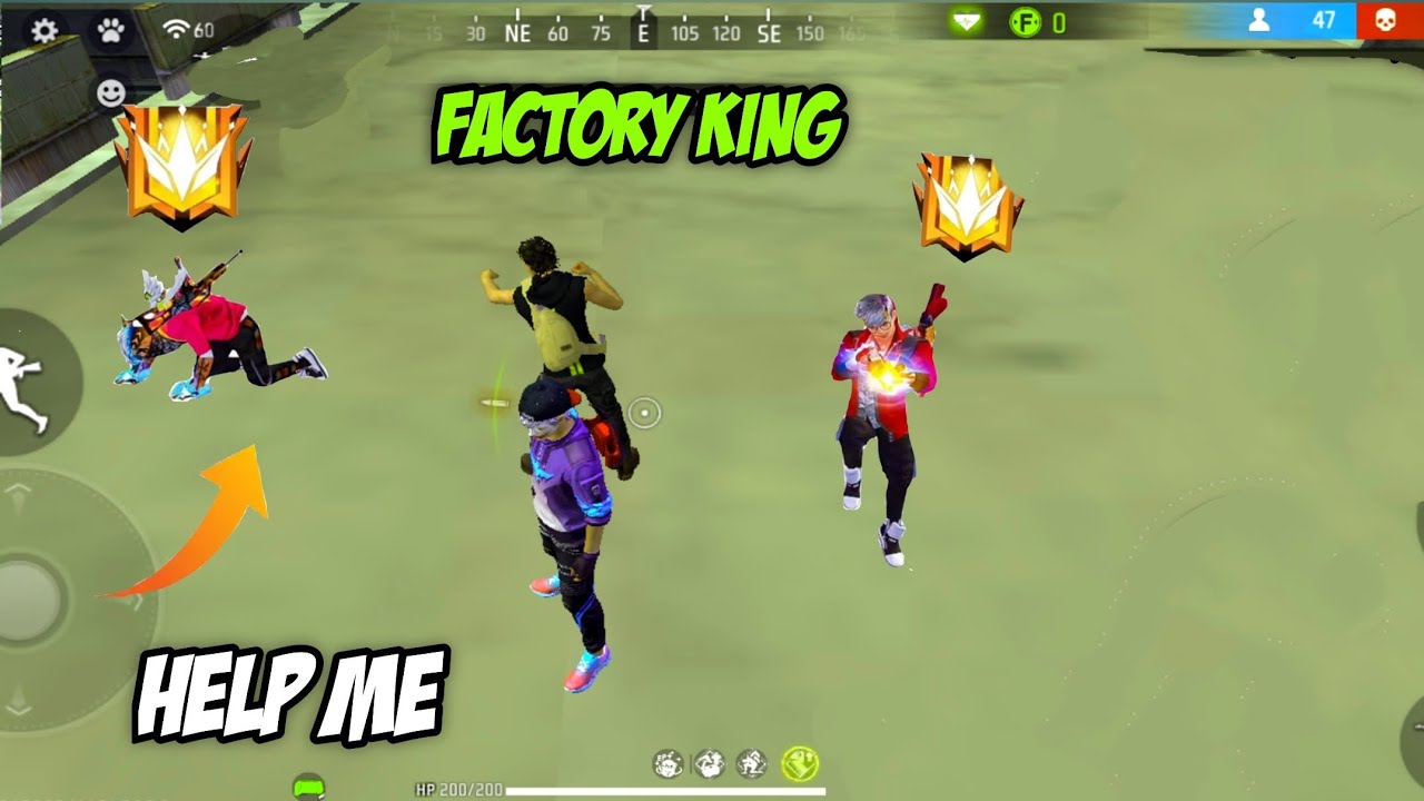 Factory King solo vs squad Br Ranked Free Fire Game Play Factory fight ...