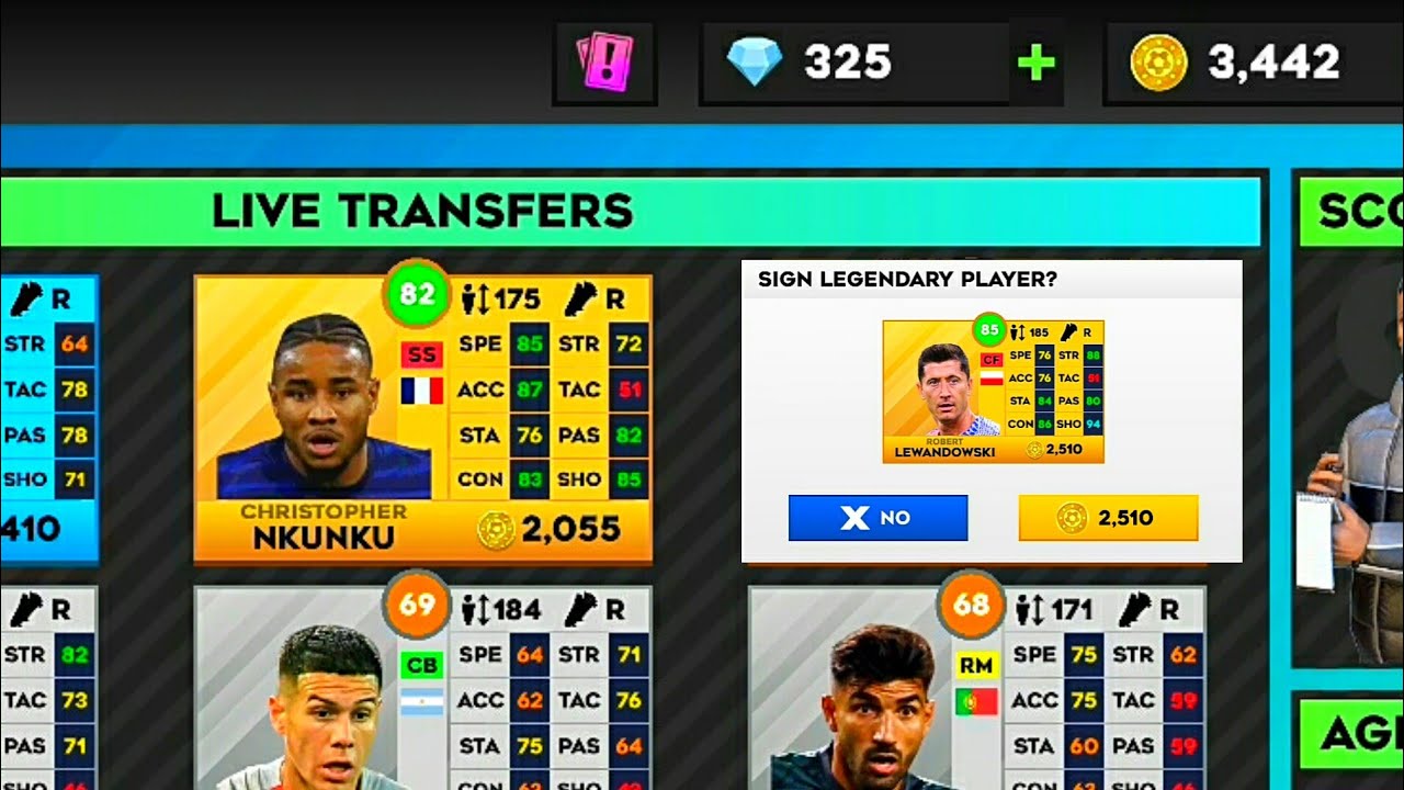 dls 23 how to Buy Lewandoski No Scout Player | Dream League Soccer 2023 ...