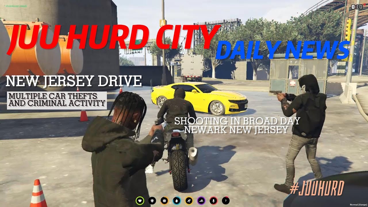 NEW JERSEY DRIVE !! JUU HURD CITY RP #GTAV #GTAVONLONLINE #PCGAMER # ...