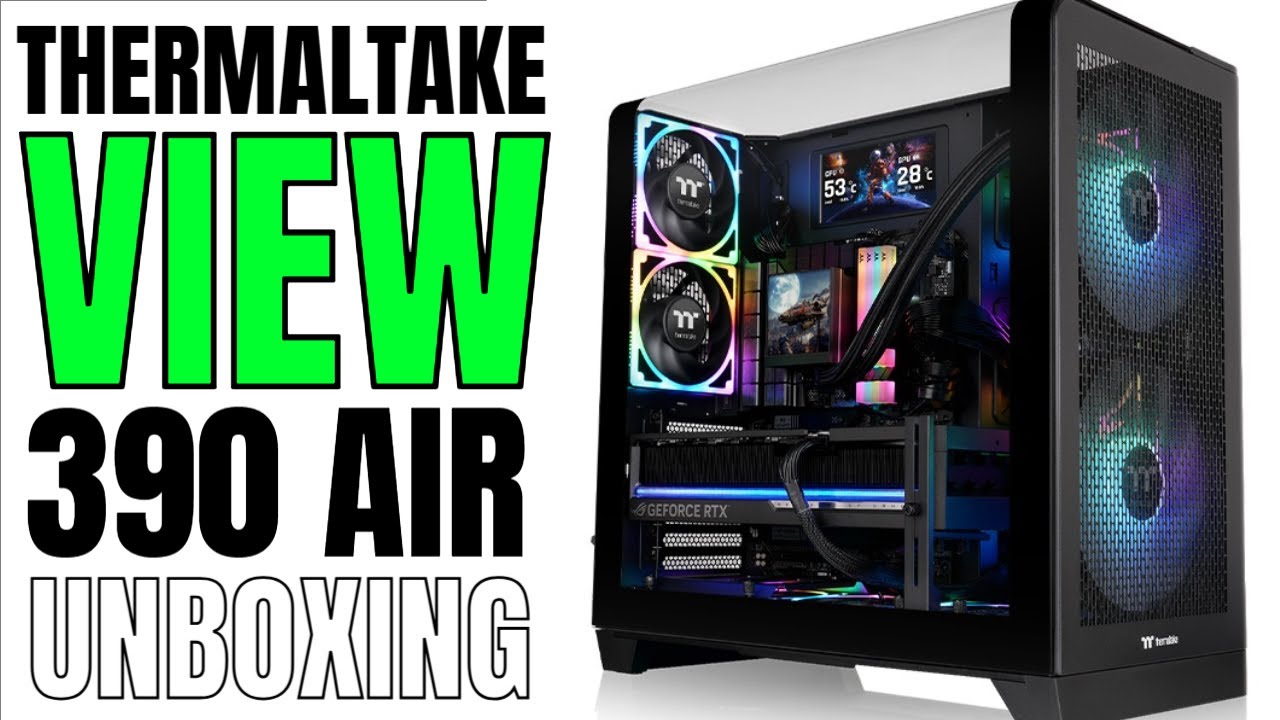 Thermaltake View 390 Air Is My NEW Favourite PC Gaming Case - YouTube