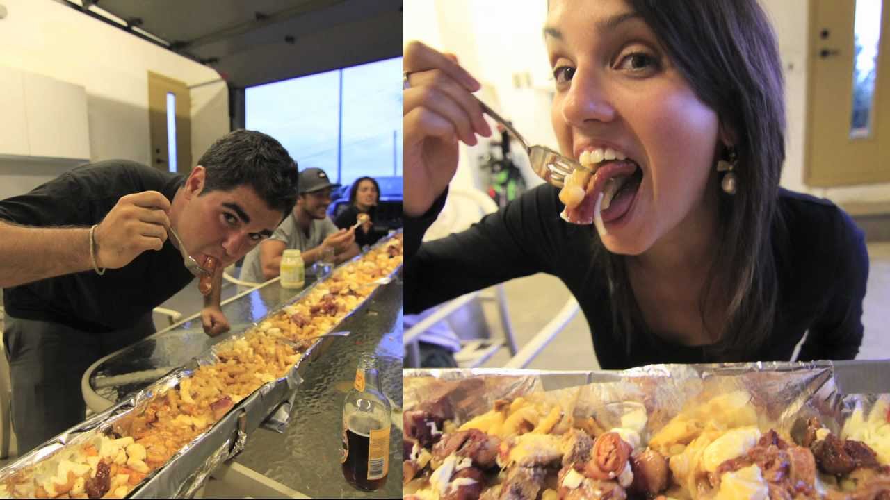 world's largest poutine - YouTube