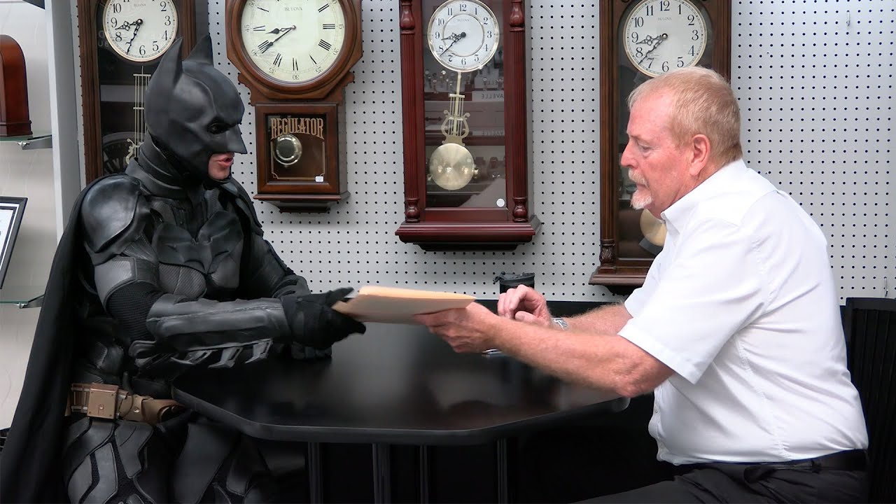 Batman Interview Children's Illustration - YouTube