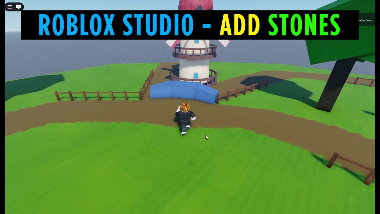 How to make custom stones for your island in roblox studio - YouTube