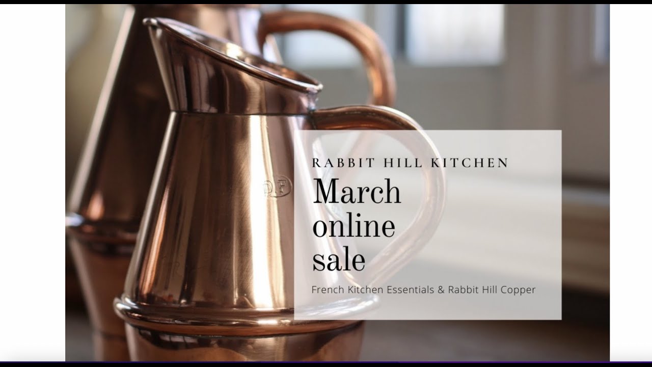 Rabbit Hill French Copper Pots and Pottery March Online Sale| Kitchen ...