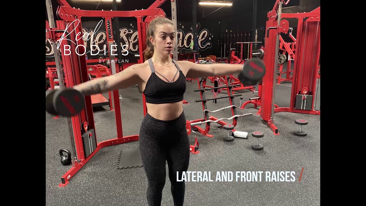 RBBK FRONT & LATERAL RAISES - YouTube