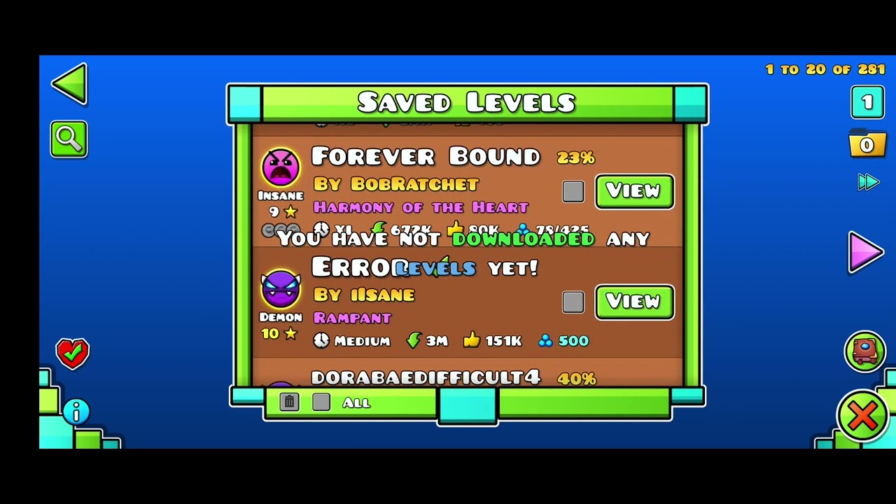 [omega outdated] wait what is that (Geometry Dash 2.2 bug) - YouTube