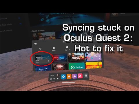 Syncing stuck on Oculus Quest 2: Hot to fix it - YouTube