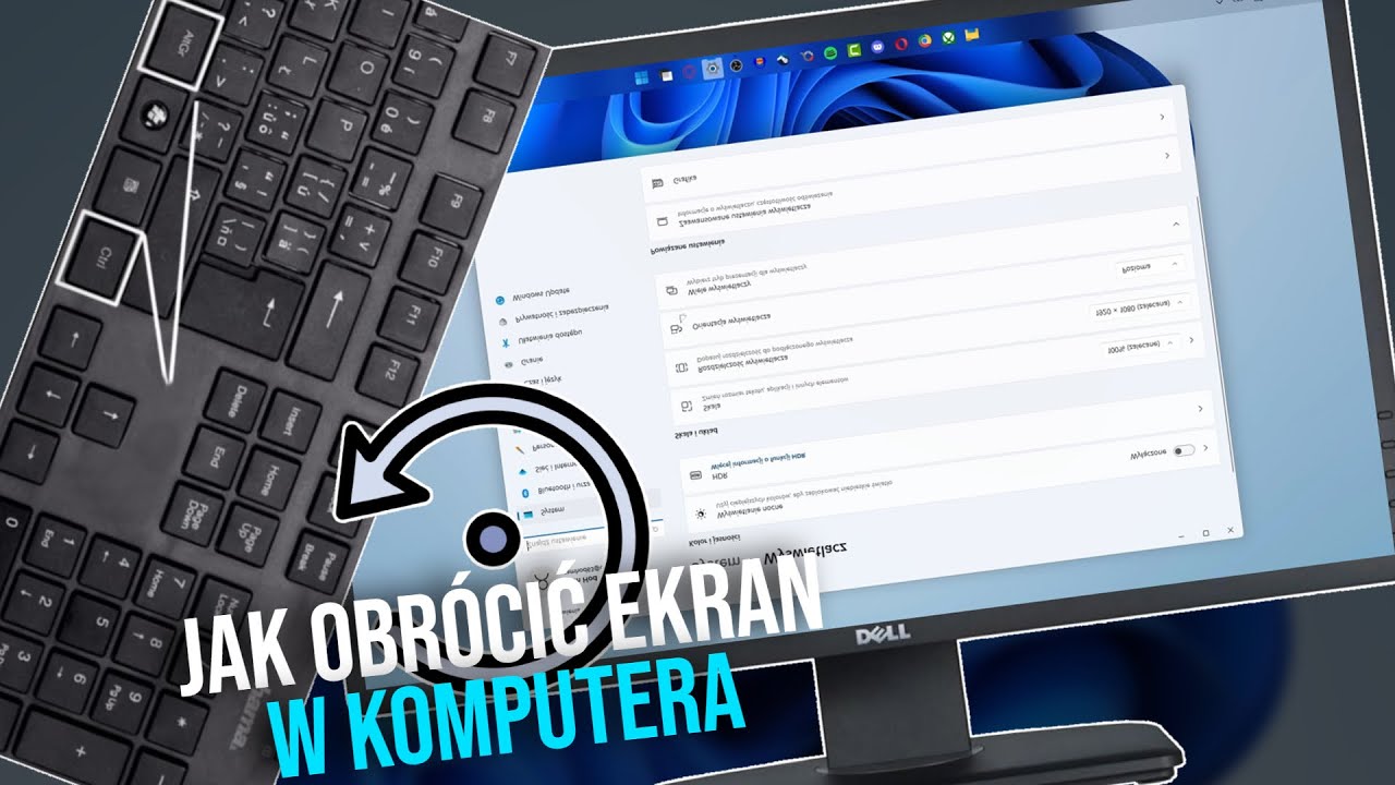 Jak obrócić ekran w komputera - Jak obrócić ekran w laptopie - Windows ...