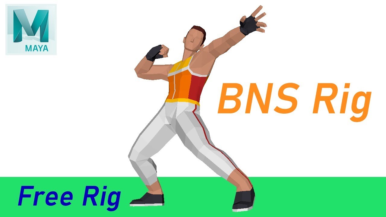 YK's Anim Sharing #2 - BNS Rig Walkthrough (Maya Free Rig) - YouTube