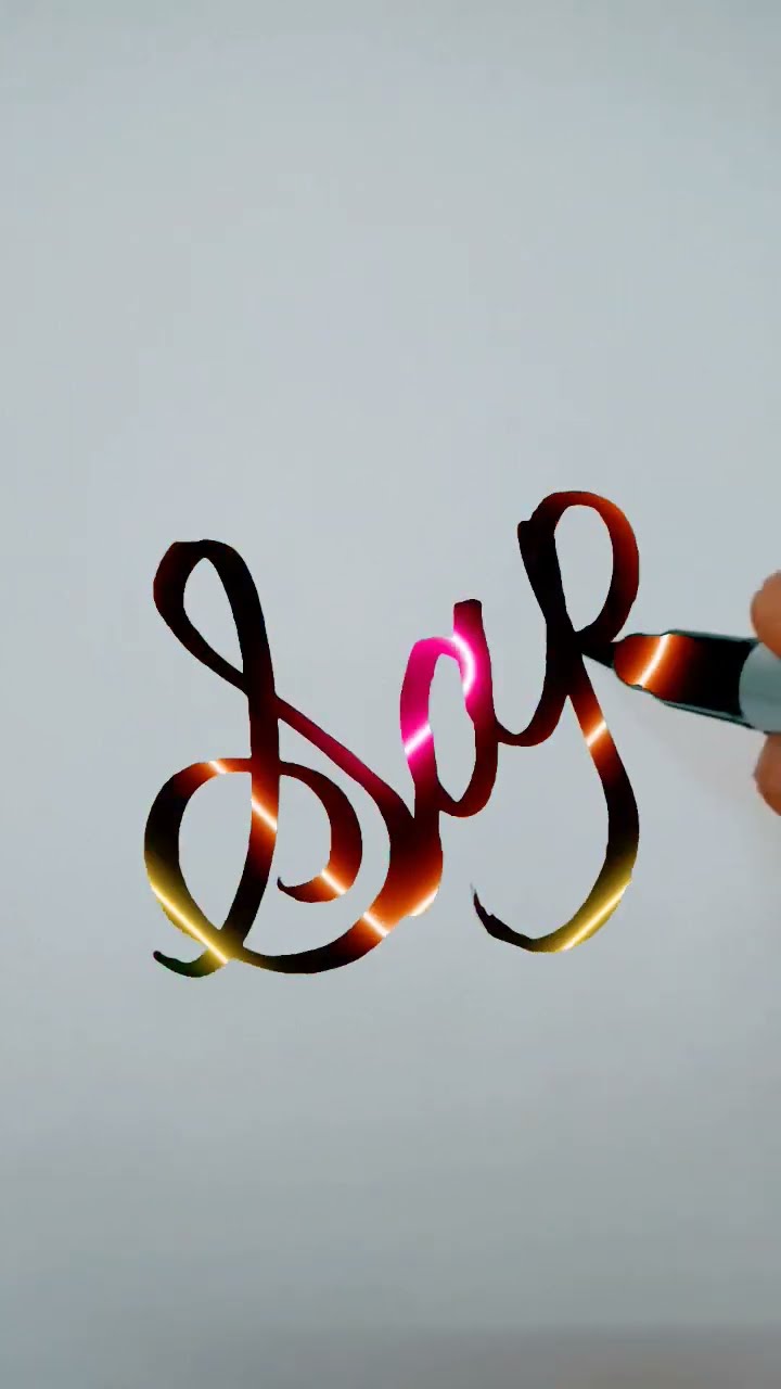Sapna #beautiful name #comment your name #magic #calligraphy #art #name ...