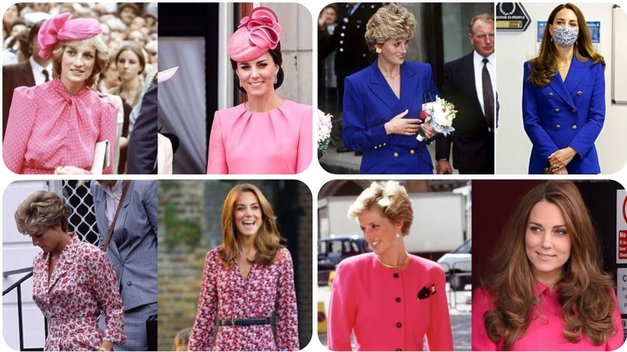 Everyone's Most Favourite Princess Diana Vs Kate Middleton || A Style ...