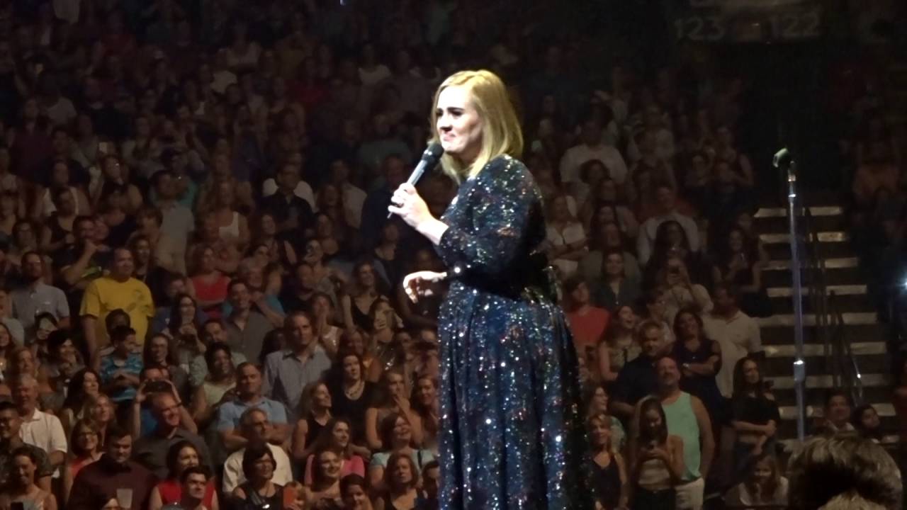 ADELE talking in Philadelphia 9/10/16 - YouTube