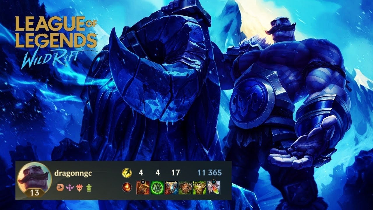 league of legend wild rift Braum support - YouTube