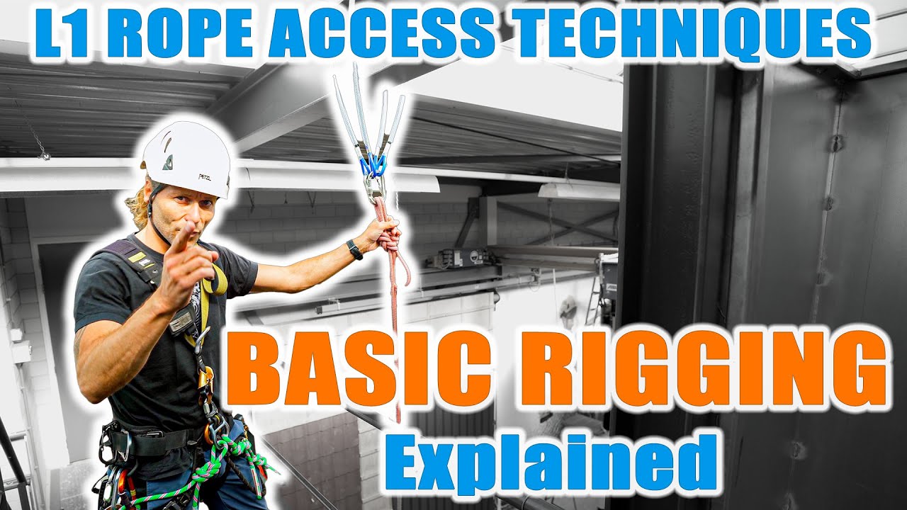 Basic Rigging Part 2 - IRATA Level 1 Rigging Example - YouTube