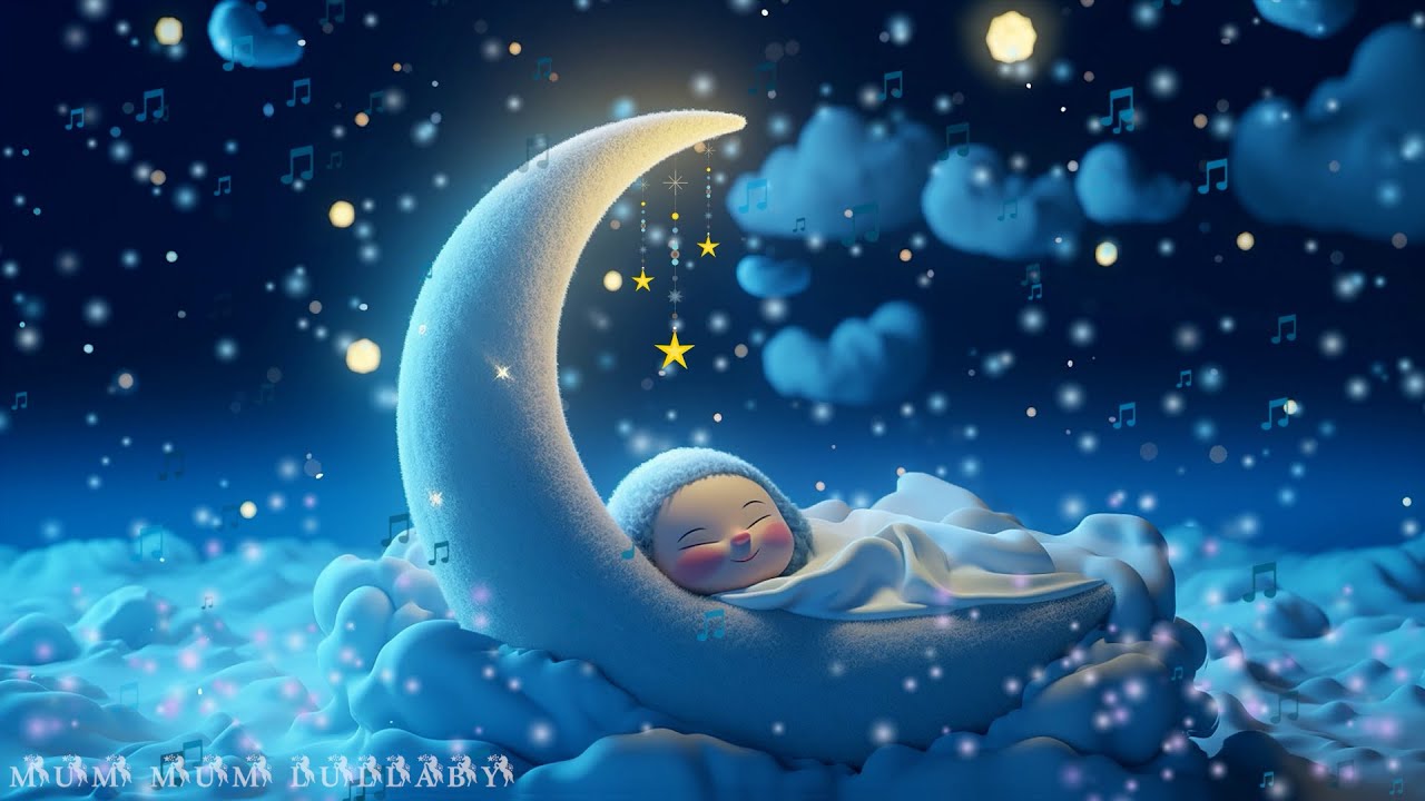 Sleep Instantly Mozart Brahms Lullaby 🎵 Soothing Baby Deep Sleep Music ...