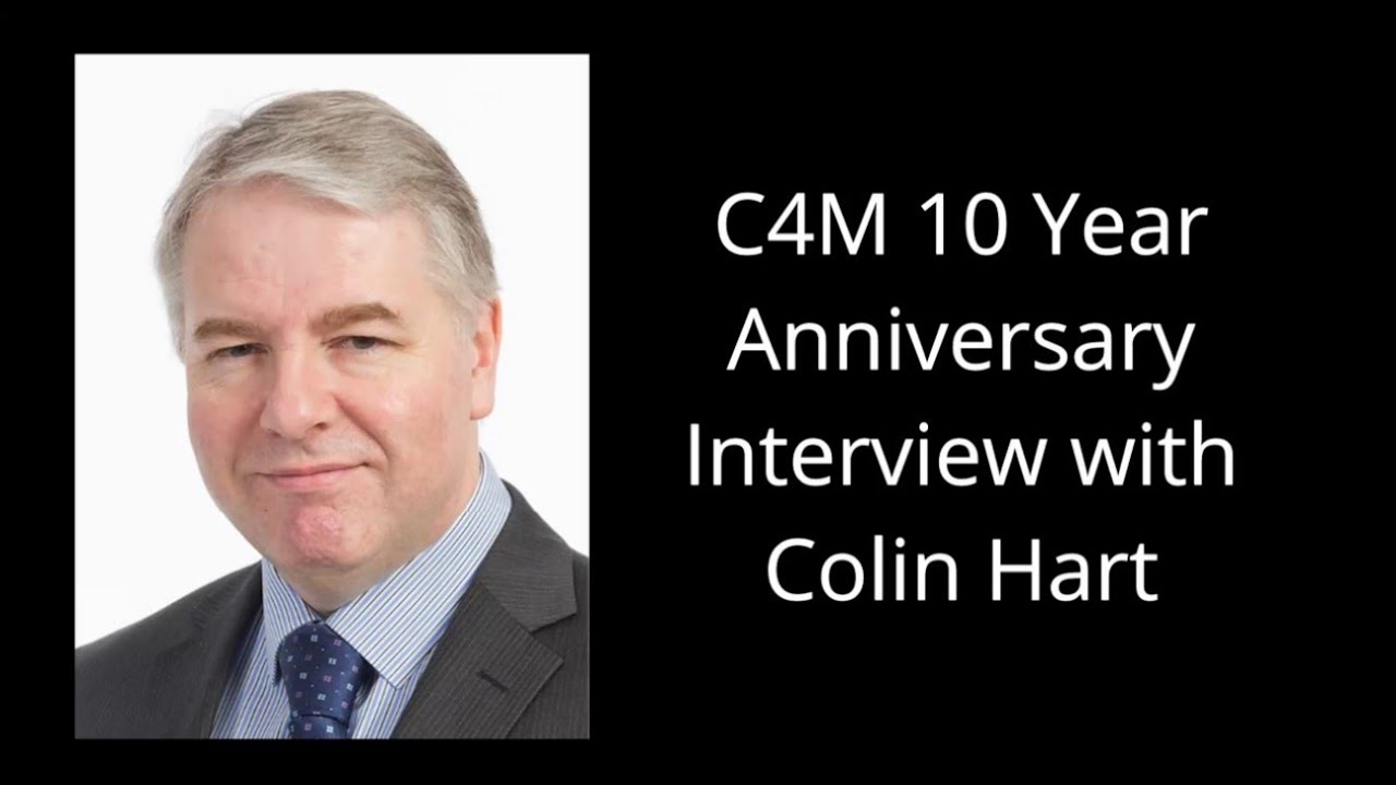 C4M's 10th Anniversary Colin Hart interview with Tony Rucinski - YouTube