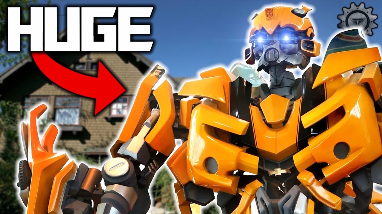 The Making of Bumblebee's Life-Size Replica! - YouTube