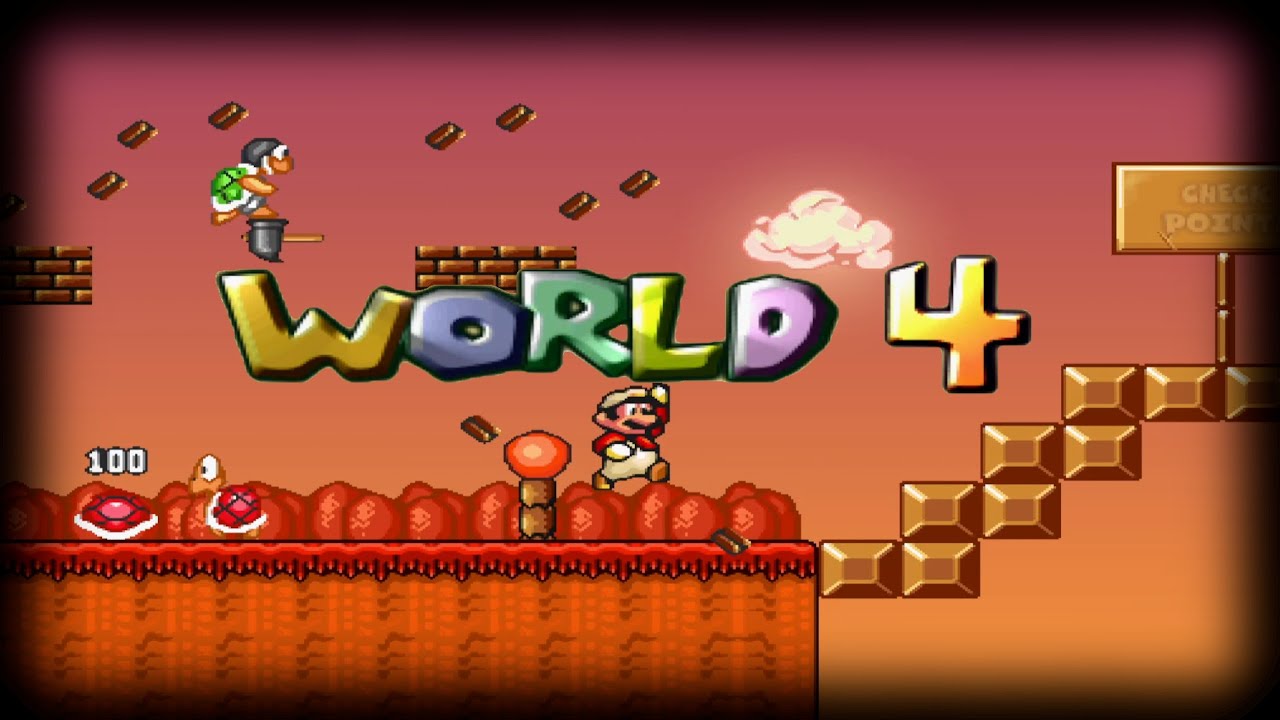 Mario Forever Ordinary Worlds (v1.5) World 4 Gameplay - YouTube