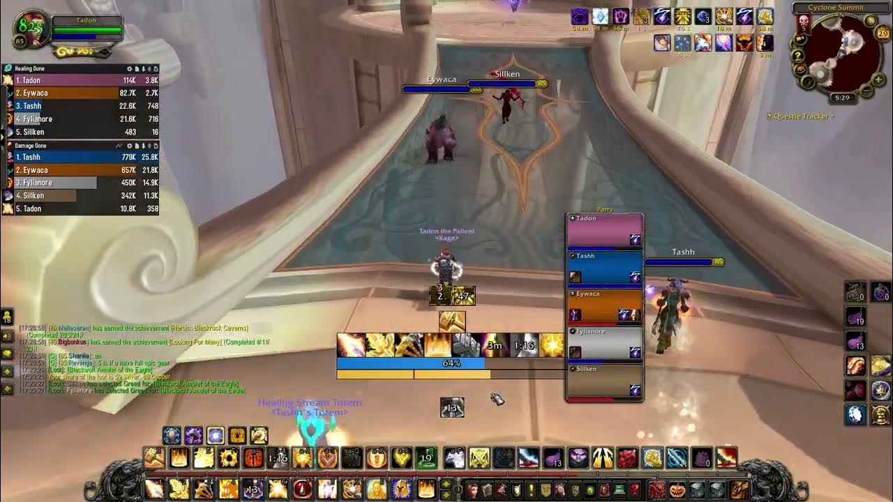 World of Warcraft Holy Paladin-The Vortex Pinnacle Heroic - YouTube