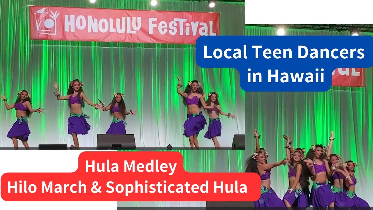 [Hula Medley from Hawaii!] Tunui's Royal Polynesians Teen Dancers - YouTube