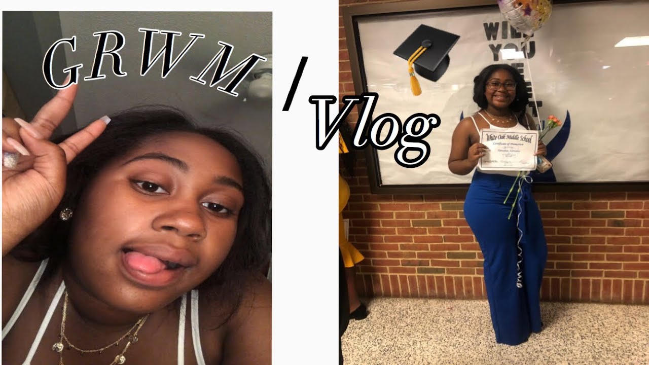 8th grade Graduation/GRWM Pt.2 - YouTube