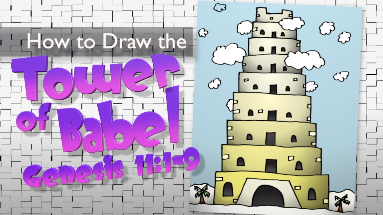 Tower Of Babel Drawing