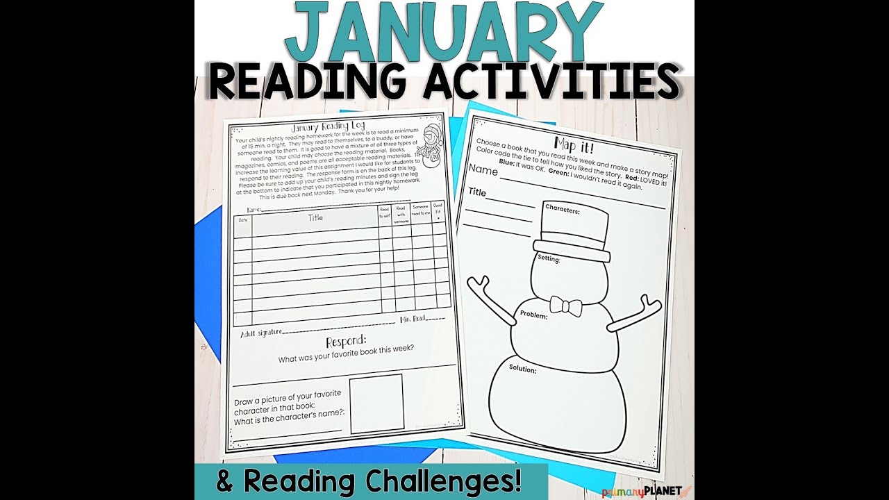 January Reading Activities - YouTube