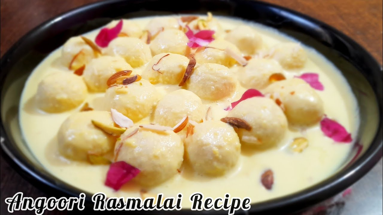 Angoori Rasmalai Recipe ️ |Without Flame Eid Special Rasmalai Recipe ...