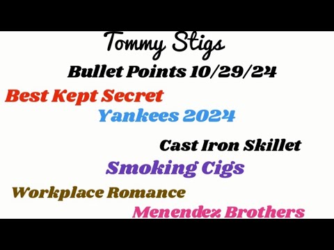 The Bullet Points 10/29/24 Best kept secret, Real Estate, Cast Iron ...