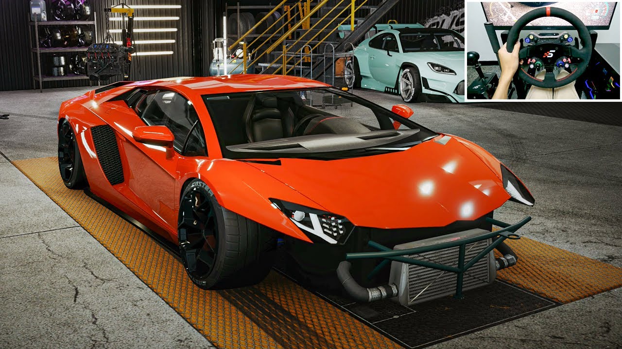 Building a Lamborghini Aventador 735HP - Carx Street PC | Simagic Alpha ...