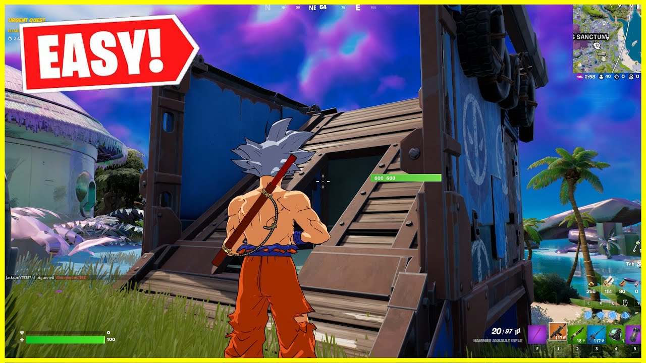 Use a Port-A-Bunker in Different Matches [2] | Fortnite Week 4 Quests ...