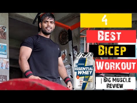 4 Best Bicep Workout | Big Muscle Review - YouTube