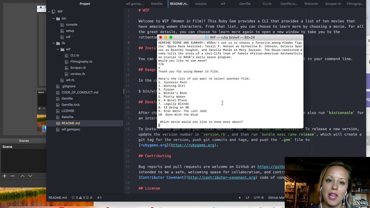 Ruby Gem CLI Walkthrough for WIF - YouTube