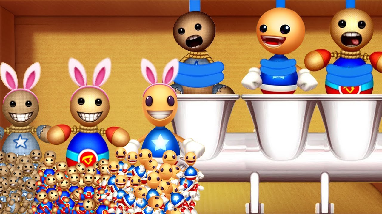 999 Buddyman Cloning vs Meat Grinder | Kick the Buddy Forever vs ...