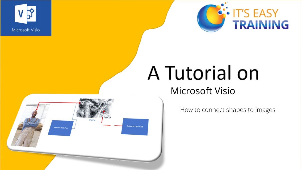 Connect to images in Microsoft Visio - YouTube