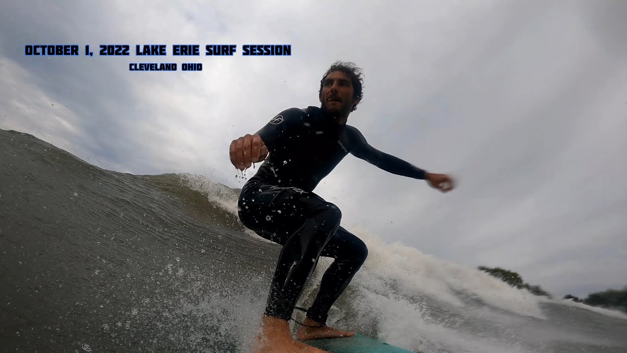Lake Erie Surf Session | Cleveland Ohio | October 1, 2022 - YouTube