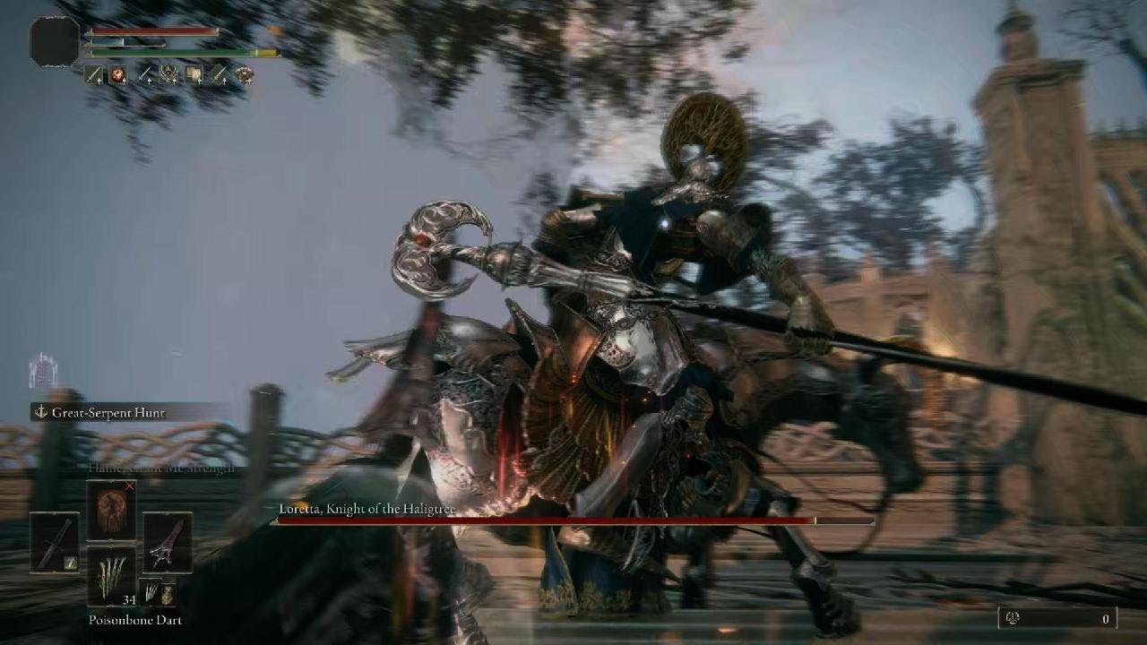 Elden Ring - Loretta Boss Fight (Rl1) - YouTube