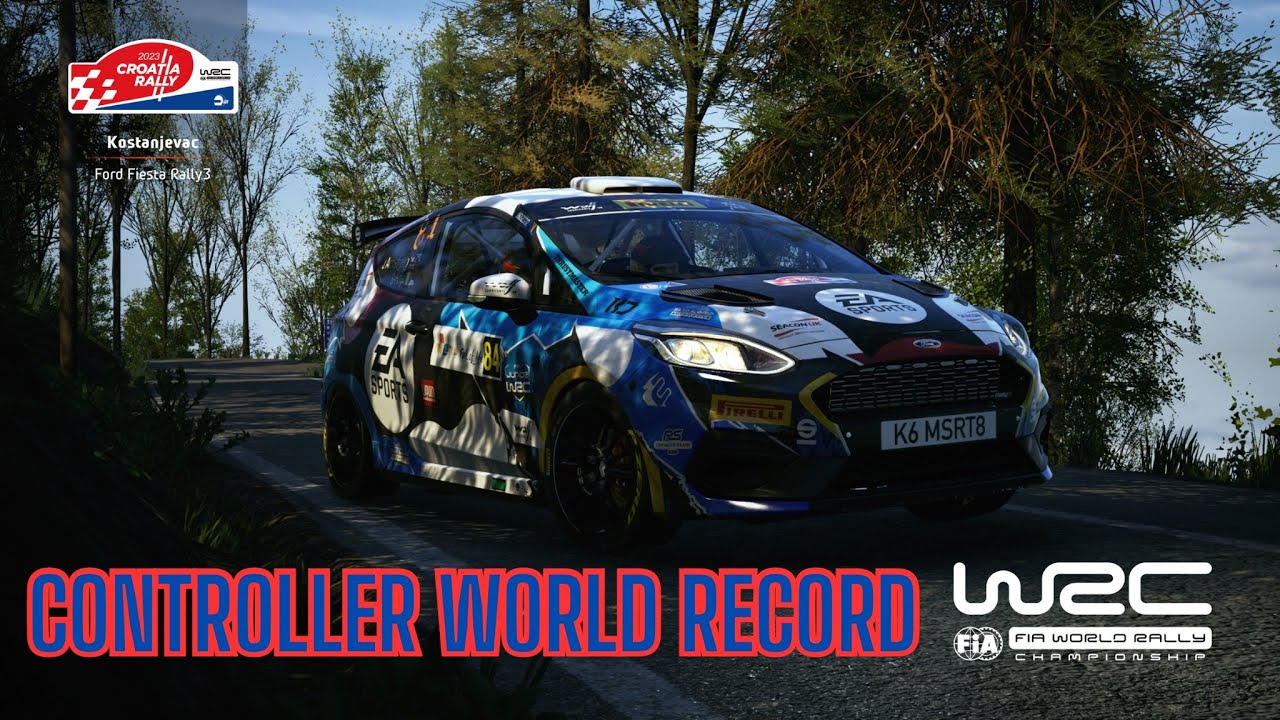 EA Sports WRC / Controller World Record / Kostanjevac (Croatia) / Ford ...