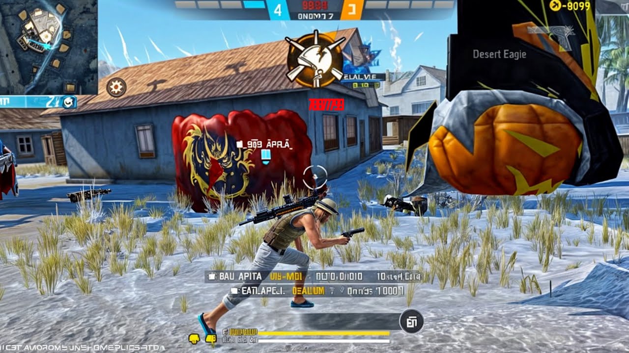 Sad song + Free fire 2x game play online one tap headshot - YouTube