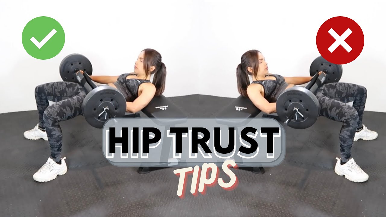 COMO REALIZAR UN HIP TRUST O EMPUJE DE CADERA CORRECTAMENTE - YouTube