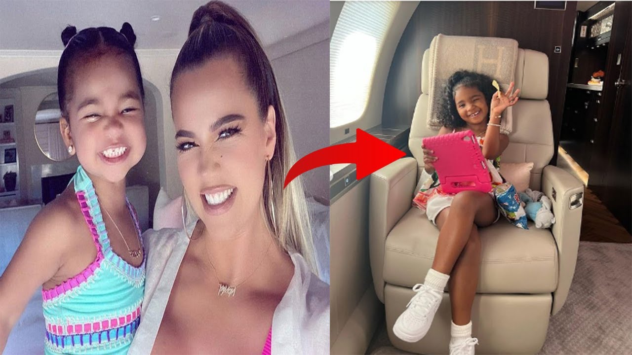 WOW! True Thompson Looks All Grown Up While Jet-Setting with Mom Khloé ...