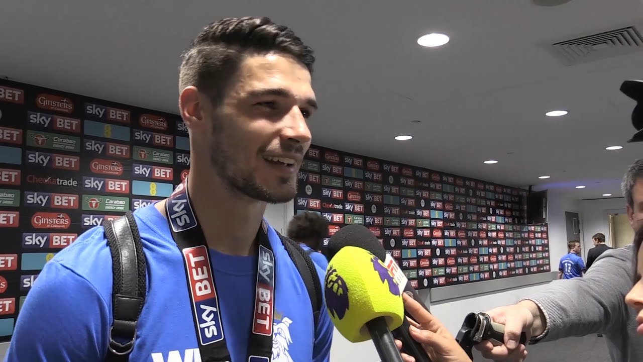 Post Match Interviews With Huddersfield Town Players After Promotion To ...