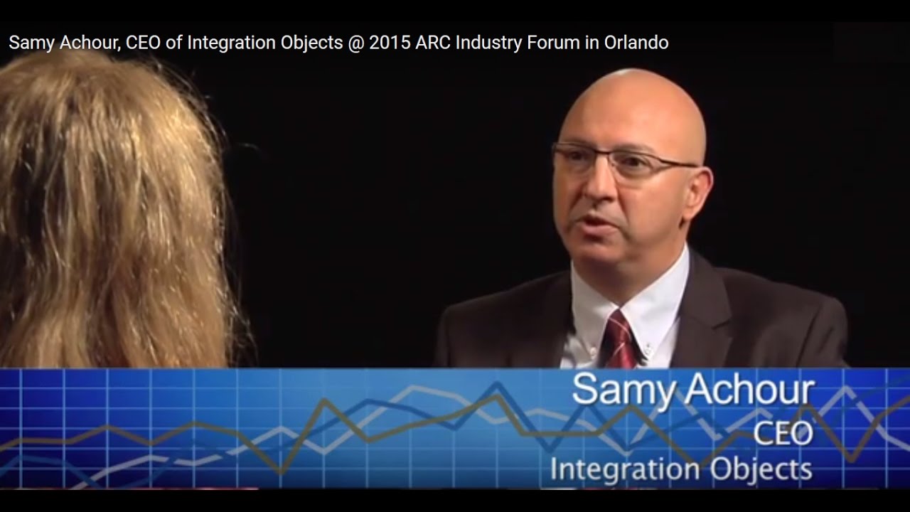 Samy Achour, CEO of Integration Objects @ 2015 ARC Industry Forum in ...