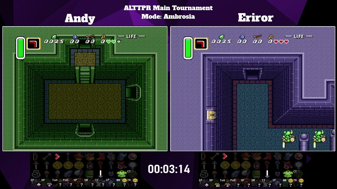ALTTPR | Main Tournament Top 8 vs Eriror Game 1 - YouTube