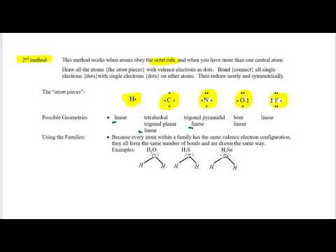 Covalent - how to draw Lewis structures - YouTube