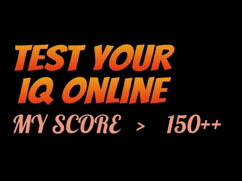 Free IQ Test, I scored 150+ || DONT FORGET TO SUBSCRIBE - YouTube