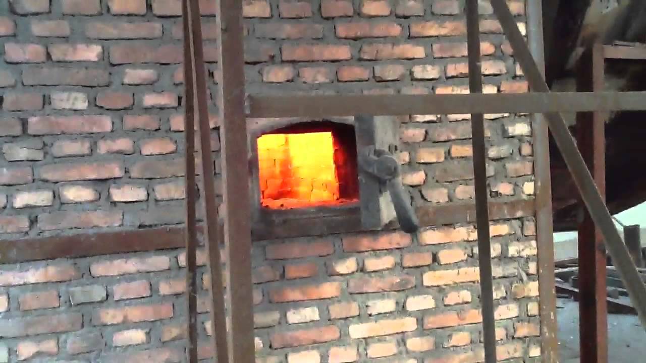 Waste garbage biomass gasifier furnace - YouTube