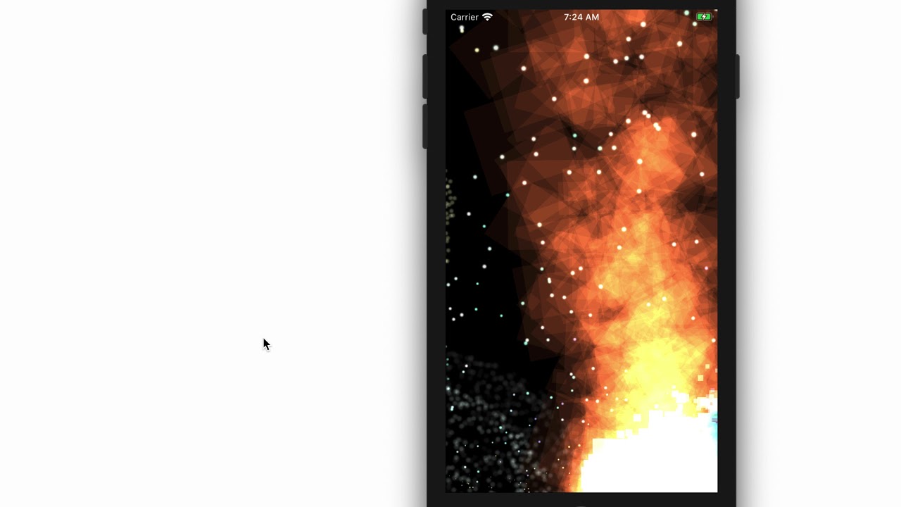 iOS Effects Fire and Sparks App Design - YouTube